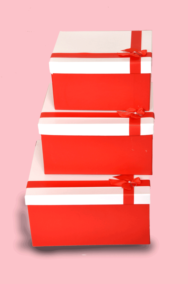 Rectangle Gift Box - Red - UPack Egypt